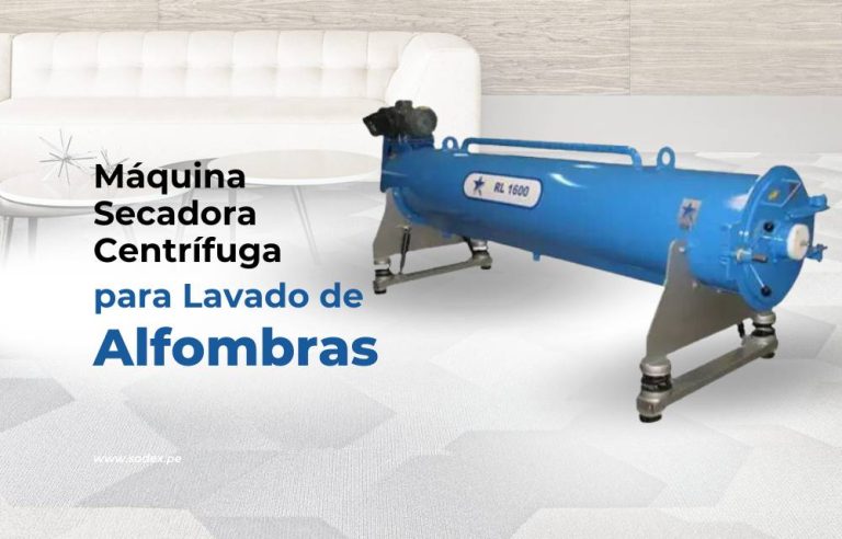 Máquina Secadora Centrífuga de Alfombras - Servicio Profesional