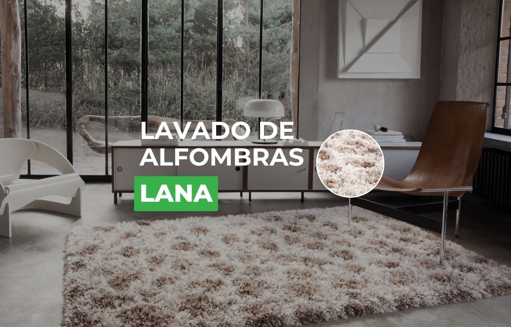 Lavado de alfombras de lana